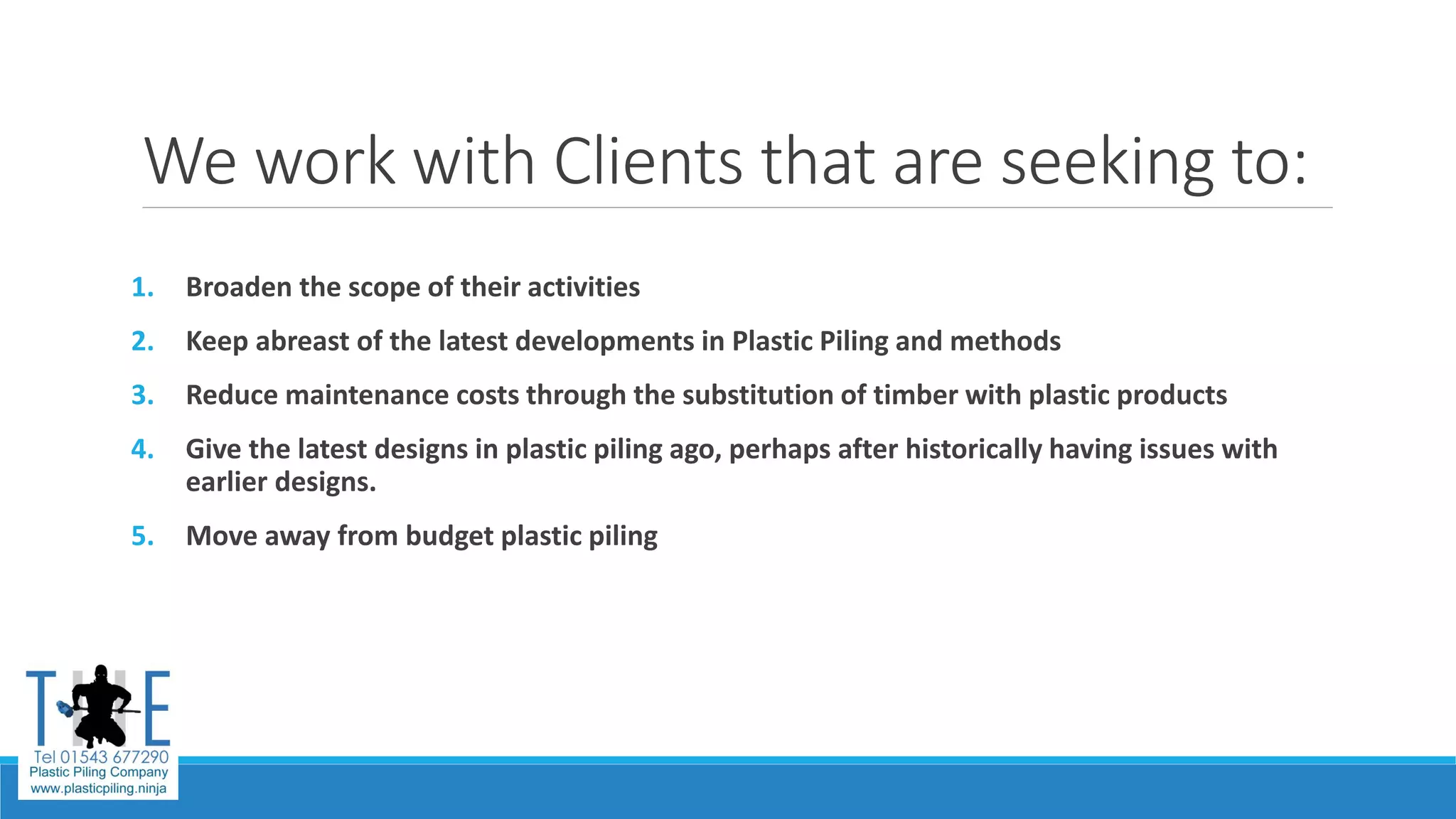 Piling Mandrels for the Installation of Plastic Sheet Piling | PDF
