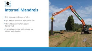Piling Mandrels for the Installation of Plastic Sheet Piling | PDF