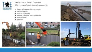 Piling Mandrels for the Installation of Plastic Sheet Piling | PDF
