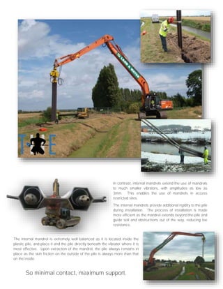 The Hammerman Equipment Piling Mandrels for Plastic Sheet Piling | PDF