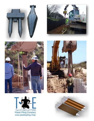 The Hammerman Equipment Piling Mandrels for Plastic Sheet Piling | PDF