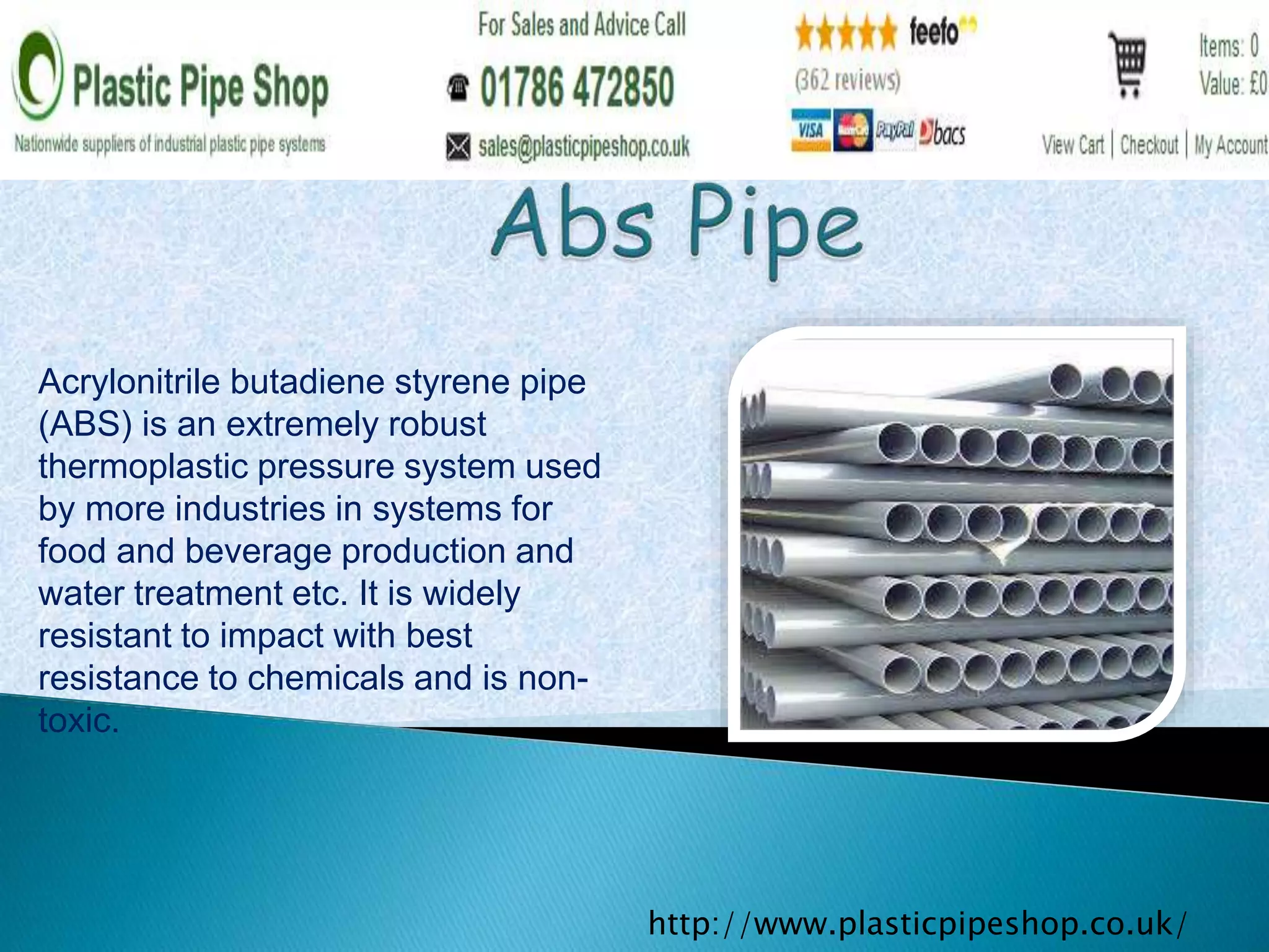 Plastic pipe | PPTX
