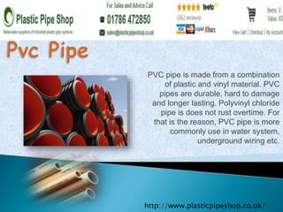 Plastic pipe | PPTX