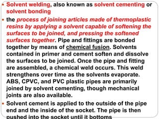Plastic pipes | PPT