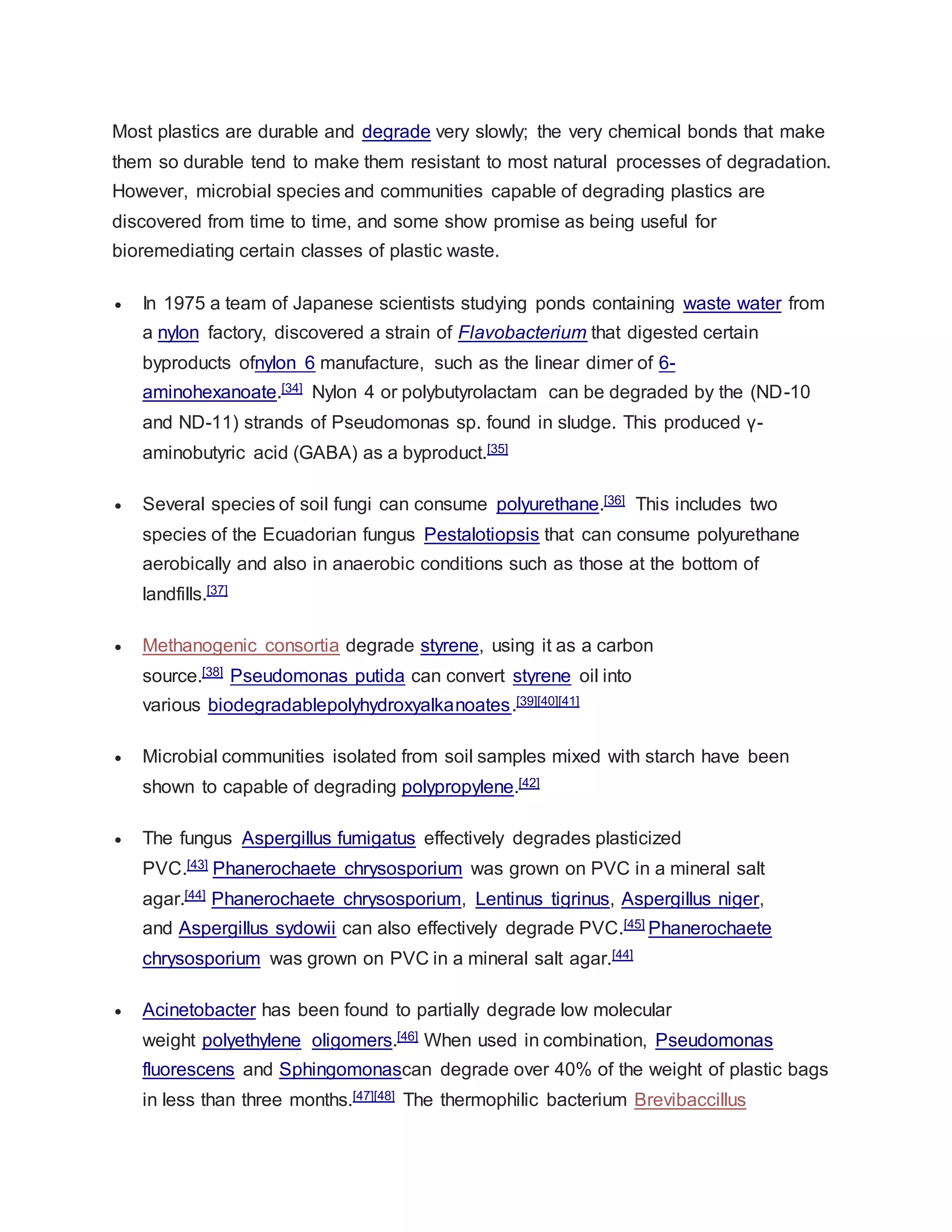 Plastic pollution | DOCX