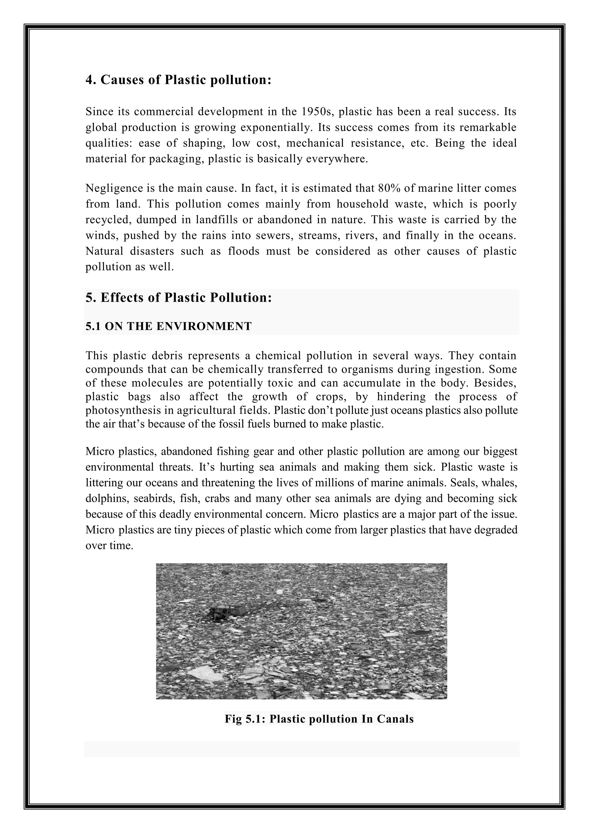 Plastic pollution | PDF