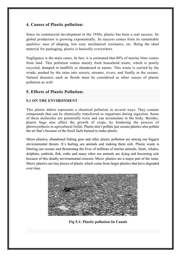 Plastic pollution | PDF