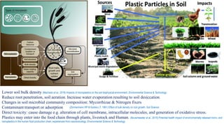 Plastic types, challenges, effects on animals and plants, and solutions ...