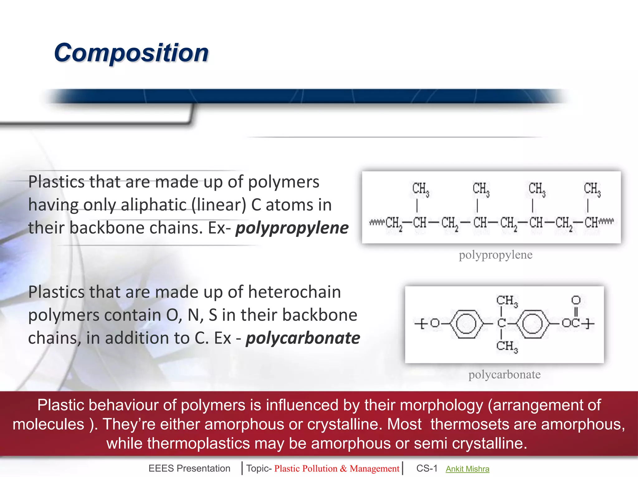 Plastic Pollution Presentation By AnkitMishra | PPTX