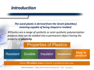 Plastic Pollution Presentation By AnkitMishra | PPTX | Indoor ...