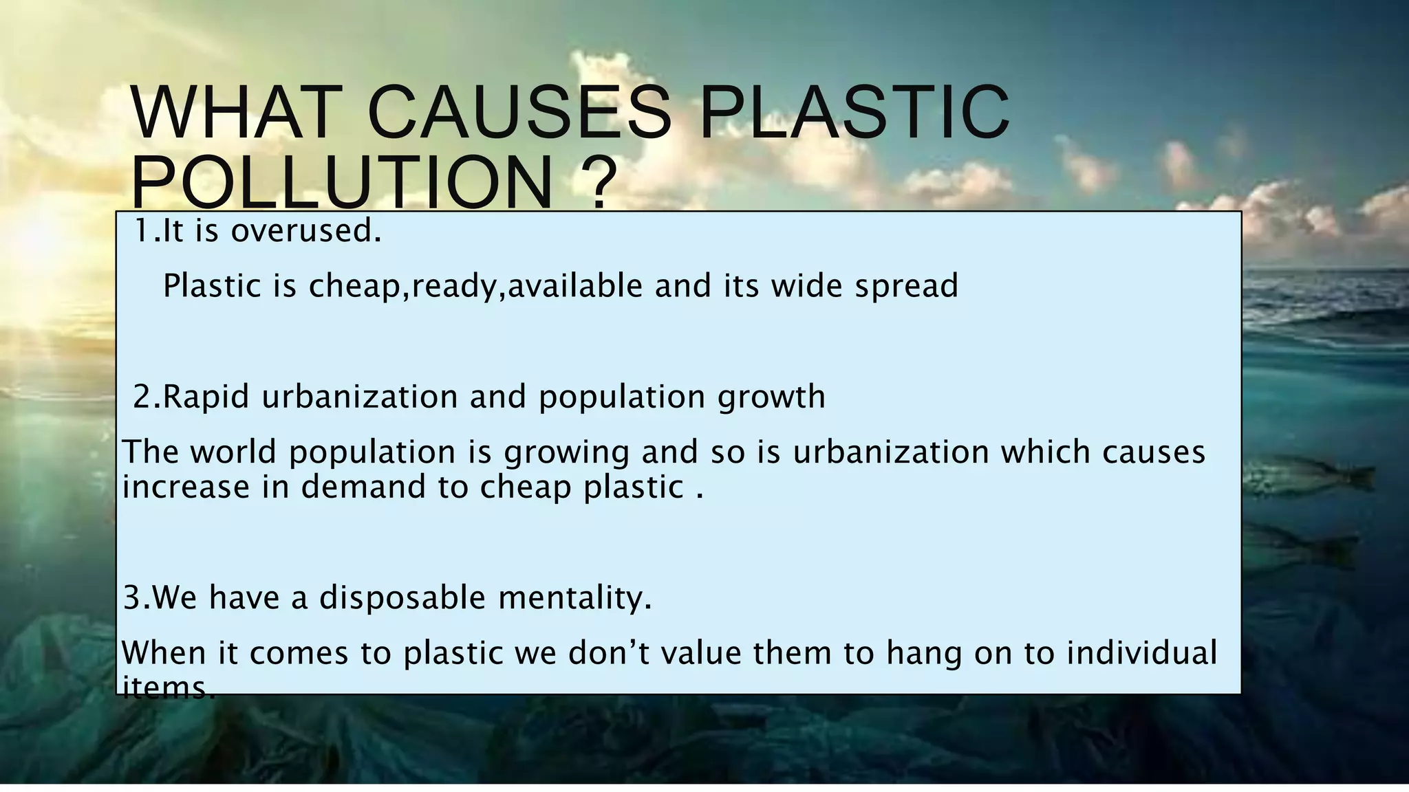 Plastic Pollution | PPTX