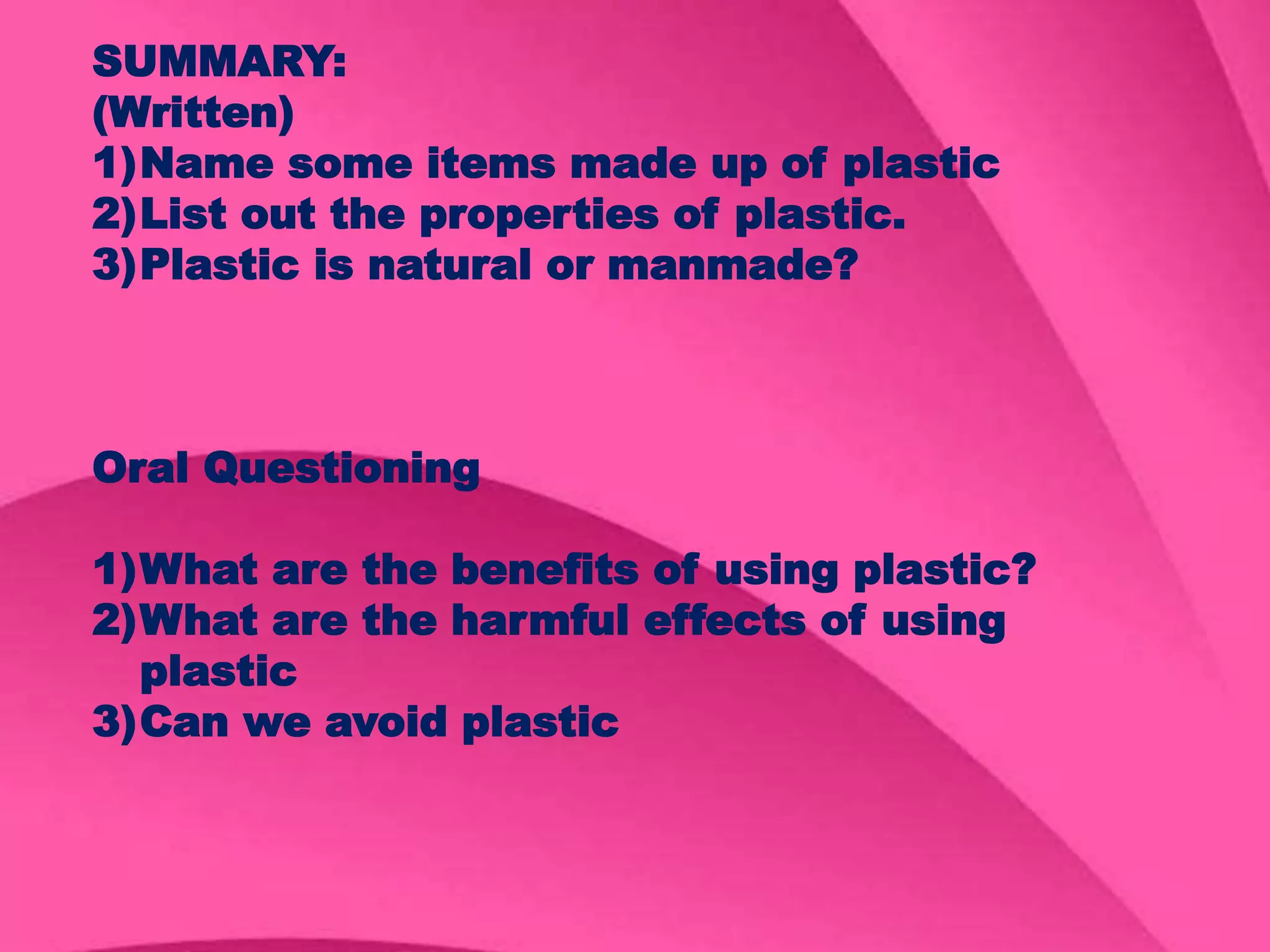 Plastic ppt | PPT