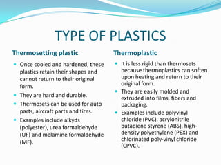 Plastic presentation | PPT