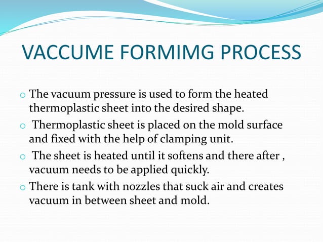 Plastic Process and Processing Parameter | PPTX