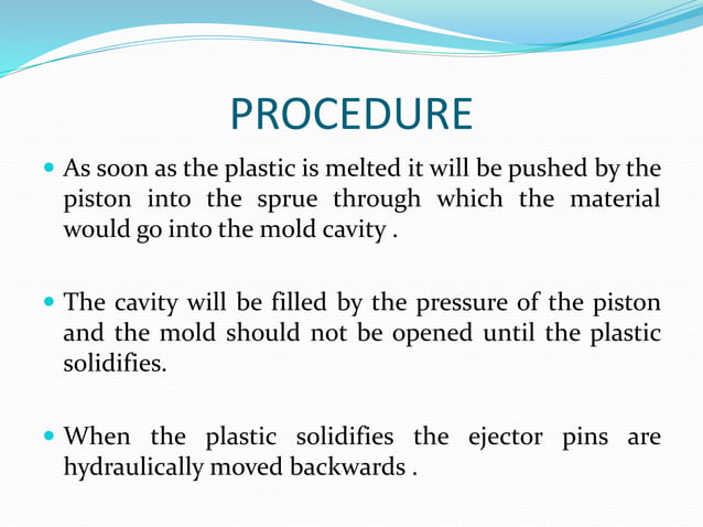 Plastic Process and Processing Parameter | PPTX
