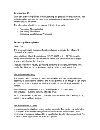 Plastic processes | DOCX