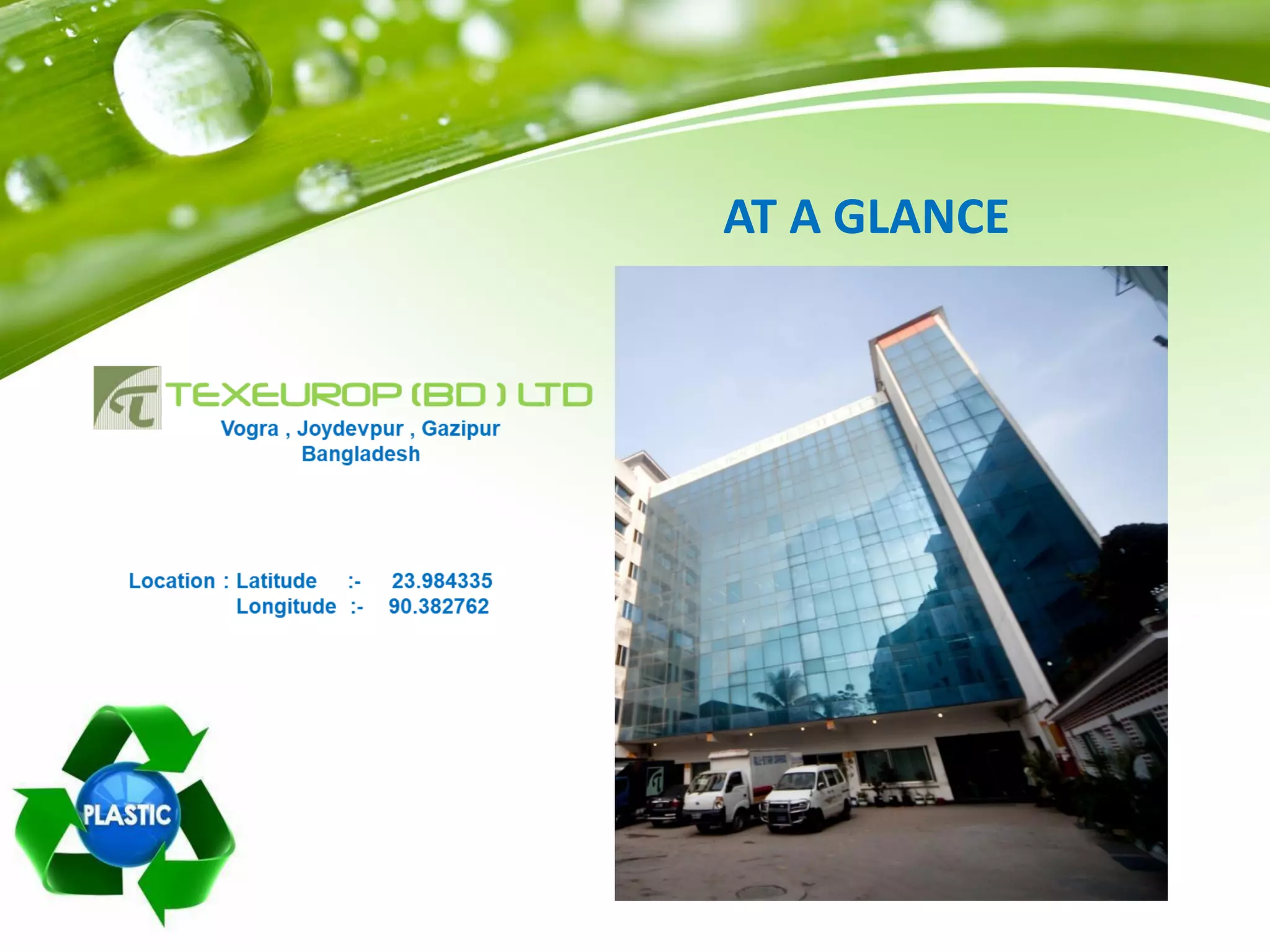 Plastic Recycling Project - TEXEUROP (BD ) LTD | PDF