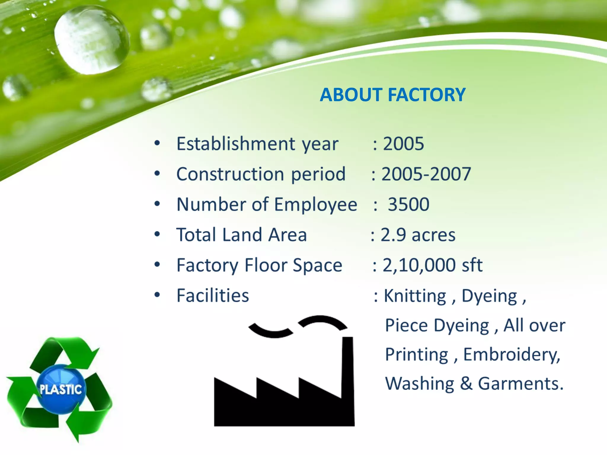 Plastic Recycling Project - TEXEUROP (BD ) LTD | PDF