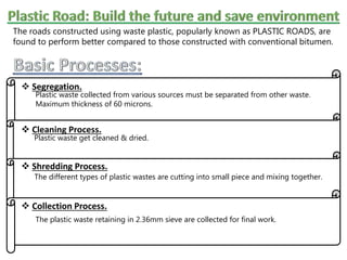 Waste Plastic Road | PPTX
