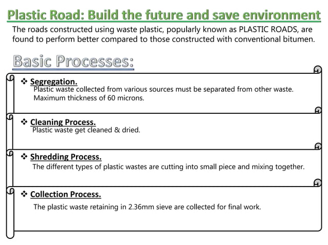 Waste Plastic Road | PPTX