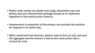Plastic road gor Seminar Topics in 20224 | PPTX