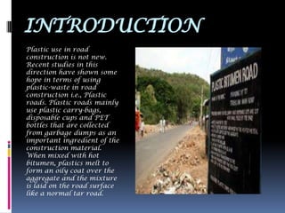 Plastic roads | PPTX