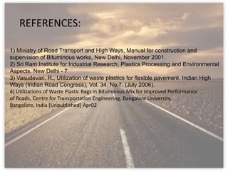 Plastic roads | PPTX