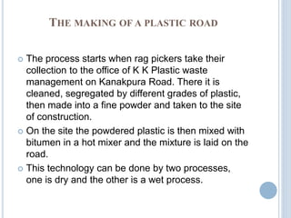 Plastic roads | PPTX