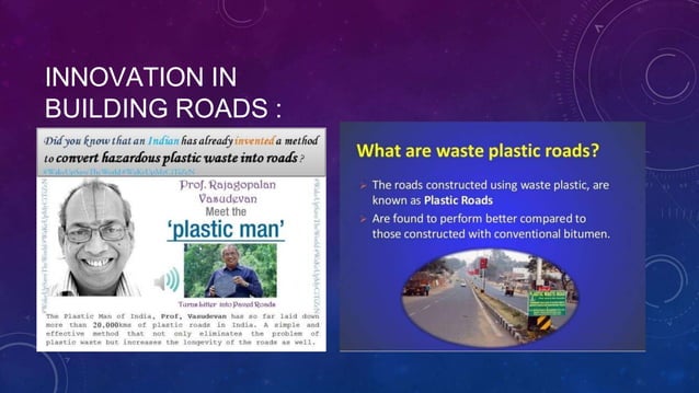 Plastic roads | PPT