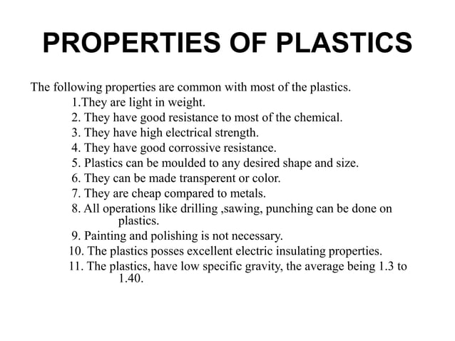 Plastics | PPTX | Chemistry | Science