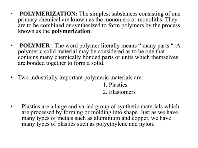 Plastics | PPTX | Chemistry | Science