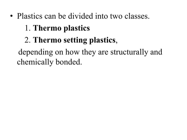 Plastics | PPTX | Chemistry | Science