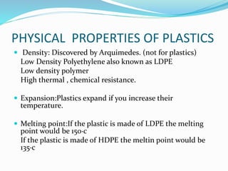 Plastics | PPT
