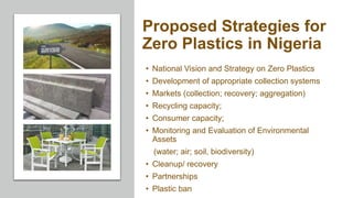 Plastic Pollution in Nigeria: Way Forward | PPTX