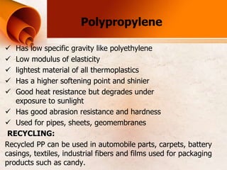 Plastics | PPT