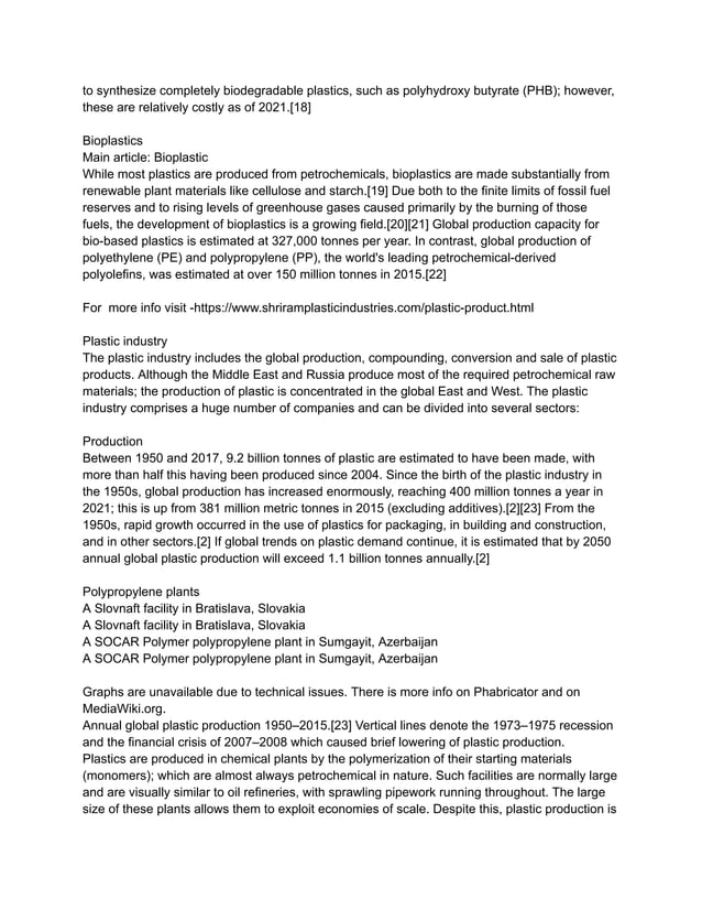 PLASTICS.pdf ALL ABOUT THE JOURNEY OF PLASTICS | PDF