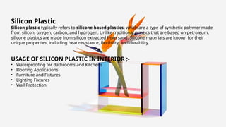 TYPES OF PLASTICS AS INTERIOR MATERILA .pptx
