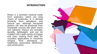 TYPES OF PLASTICS AS INTERIOR MATERILA .pptx