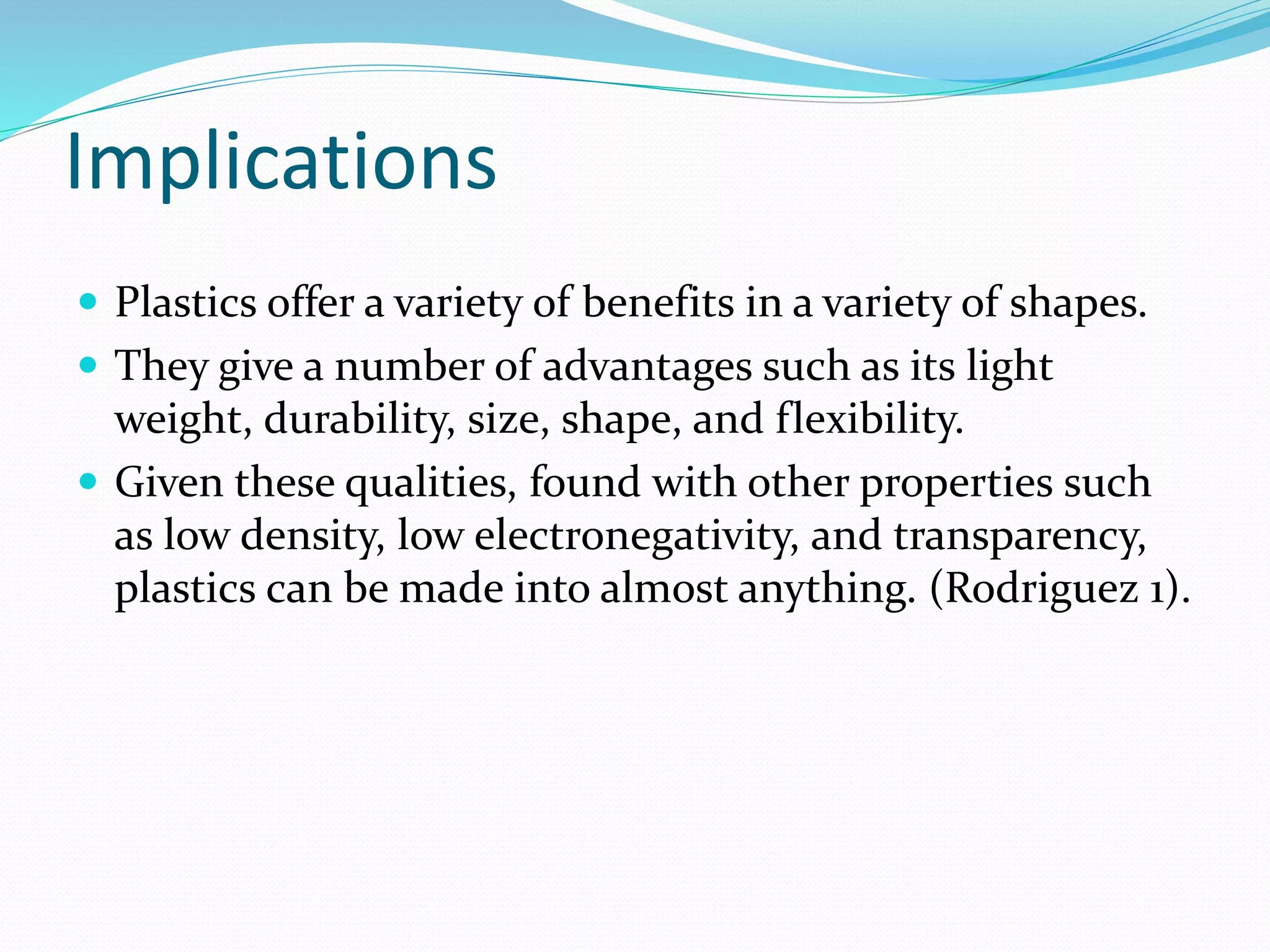 Plastics Chemistry | PPTX