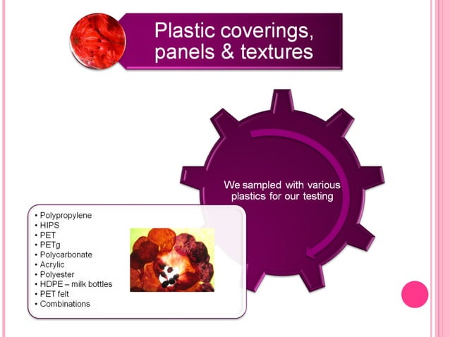 Plastics, Colouring, Recycling & Texturing by Joanne Riddle & Ondrej ...