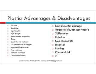 Plastics: Understanding Issues and Challenges | PPT
