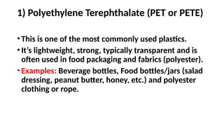 PLASTIC pollution management in public health pptx | PPTX | Chemistry ...