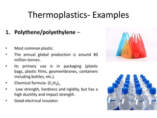 Plastics and rubber | PPT
