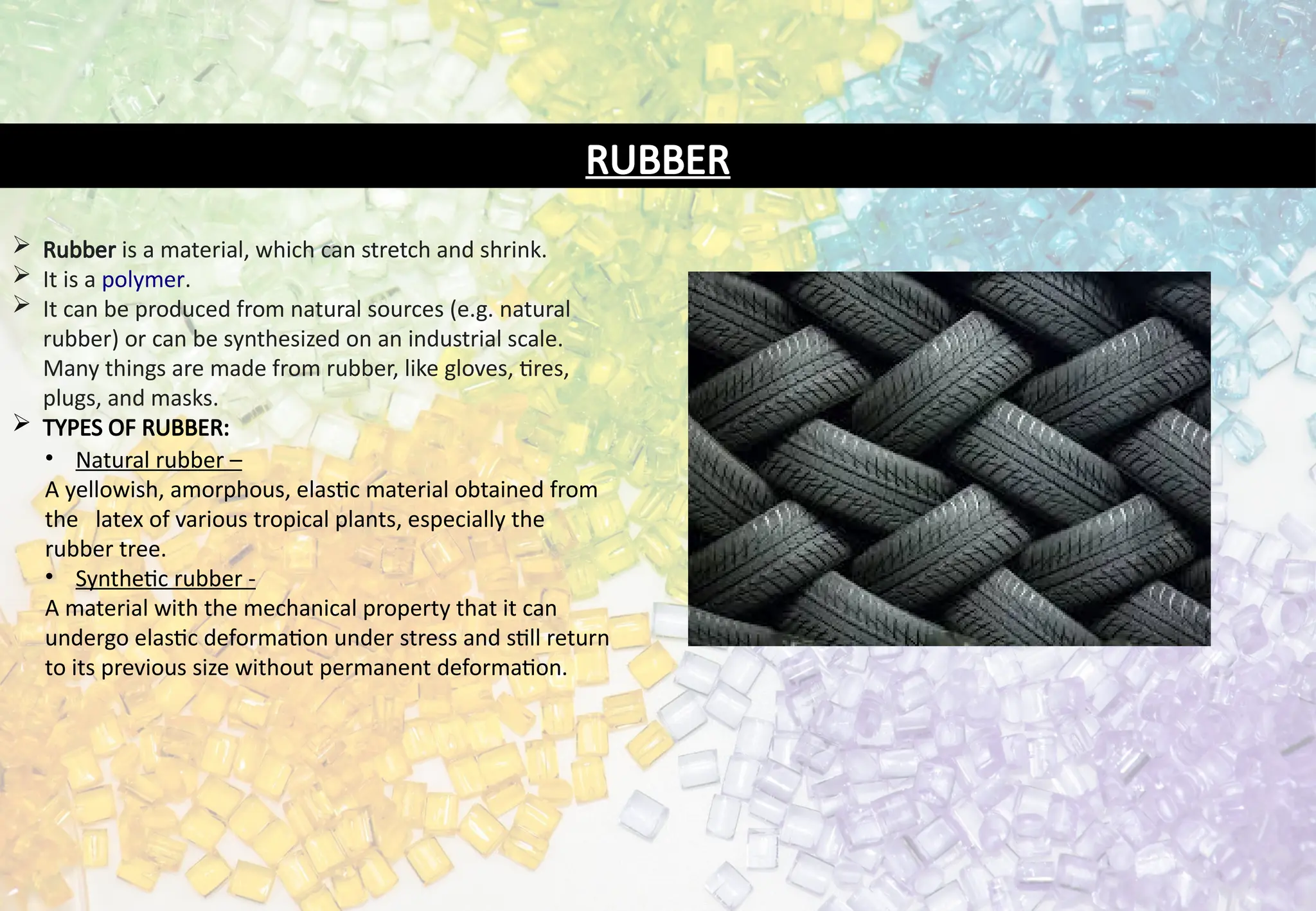 what is the plastics and rubbers.pptx