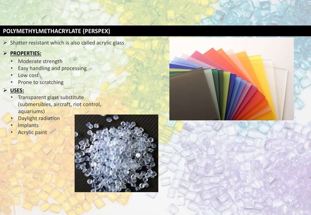 Plastics and Rubbers-Introduction, Types, Uses and Examples | PPTX