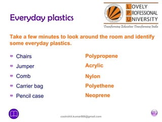 Plastics and their_properties | PPT