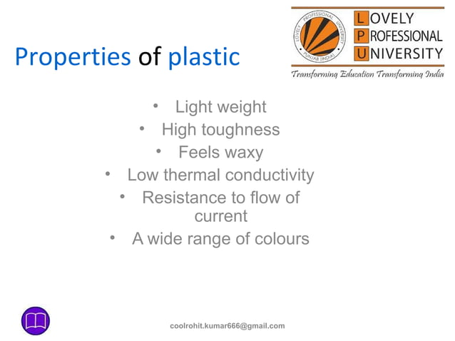 Plastics and their_properties | PPT | Chemistry | Science