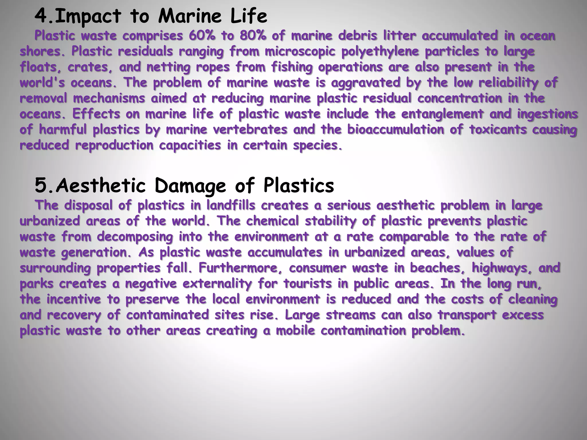 Plastics : from innovative angle! | PPTX