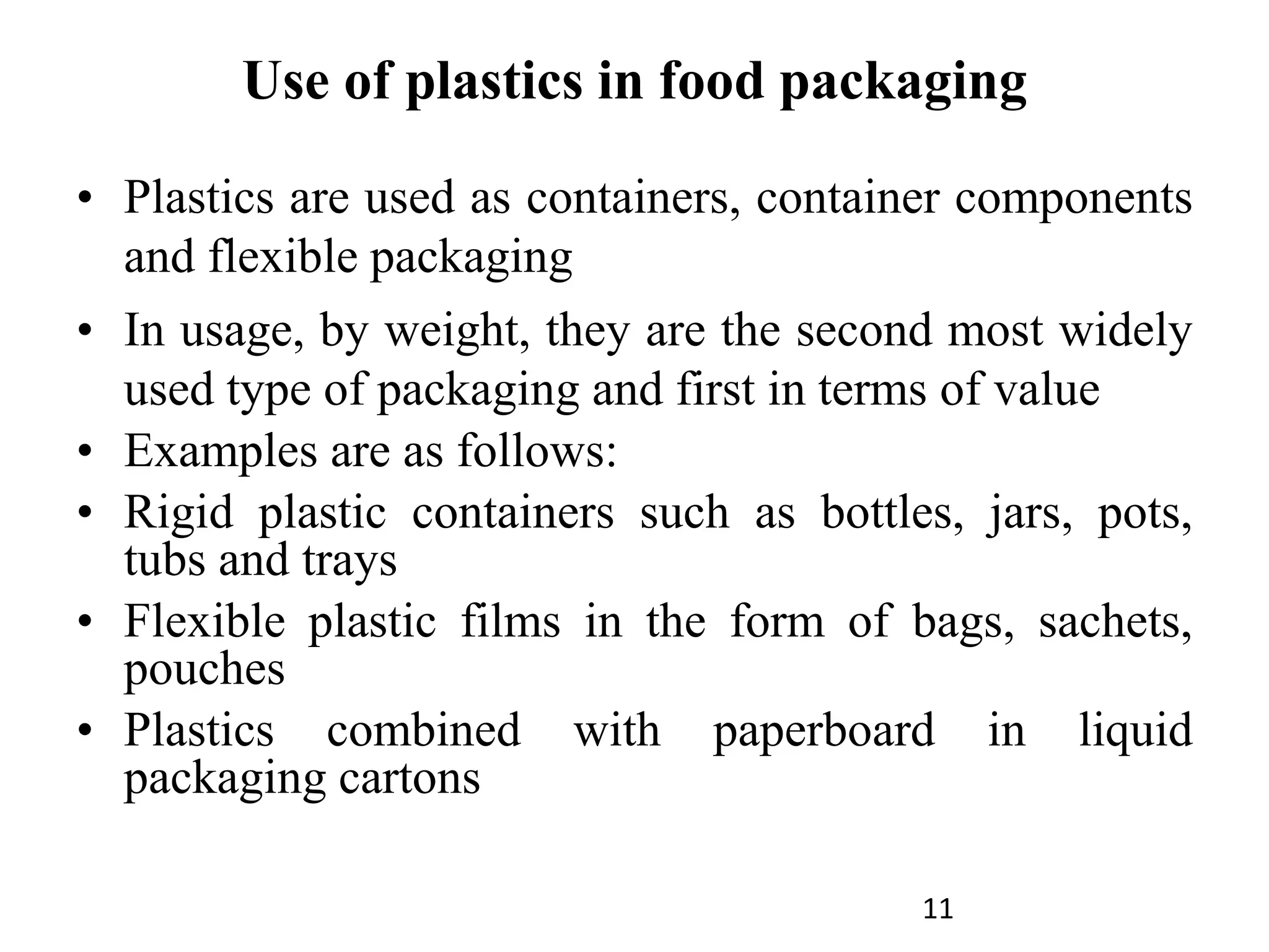 PLASTICS FOOD PACKAGING MATERIALS.pptx