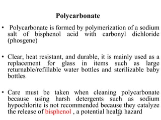 PLASTICS FOOD PACKAGING MATERIALS.pptx